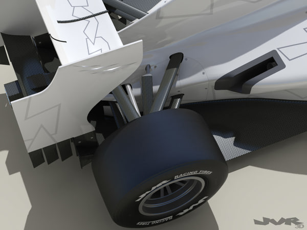 generic f1 race car 3d max