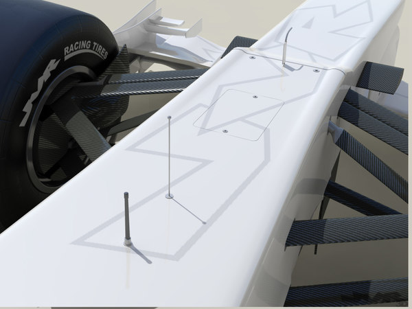 generic f1 race car 3d max