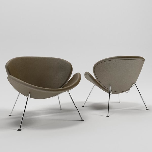 3d model slice chair