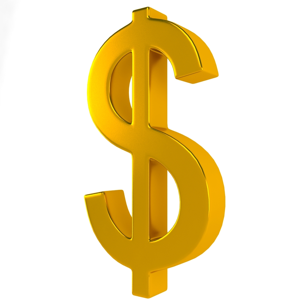 monetary symbol 3d max