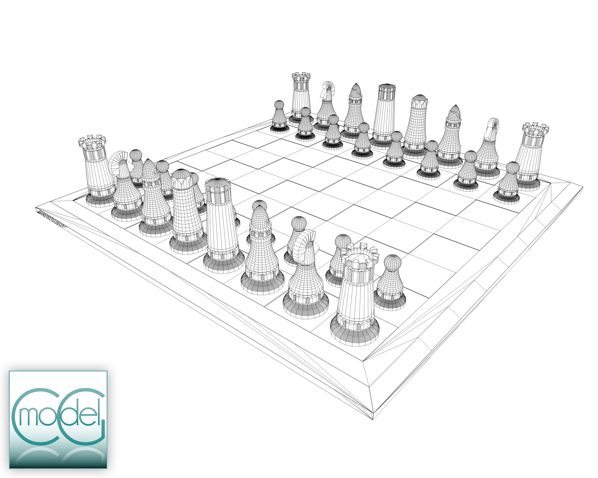 chess 3d model