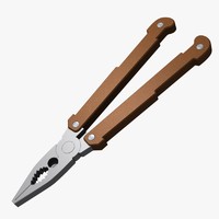 pincers pliers tool 3d dxf