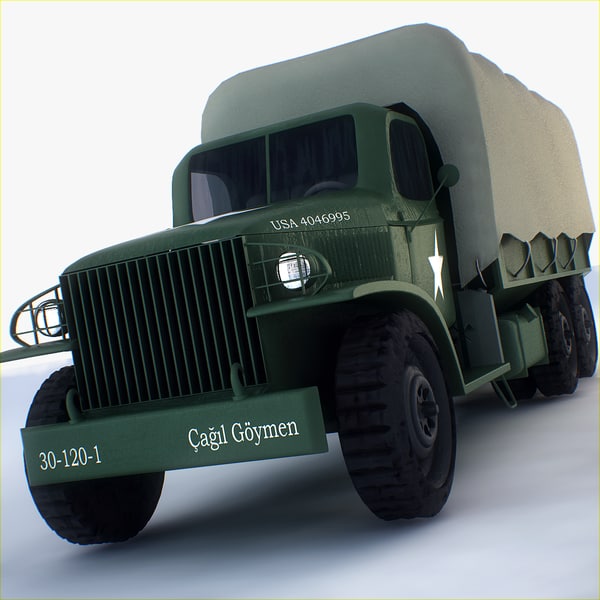 modelo 3d Camión de transporte militar GAI-353 - TurboSquid 752592