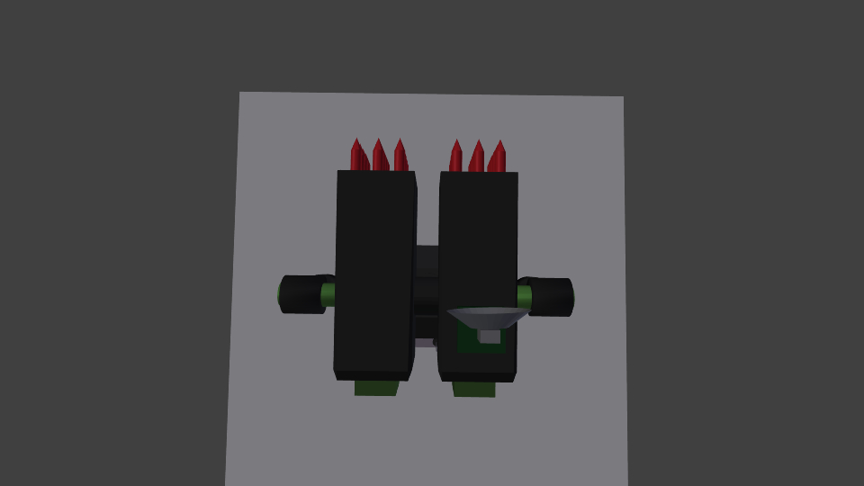 3d sam missile turret model