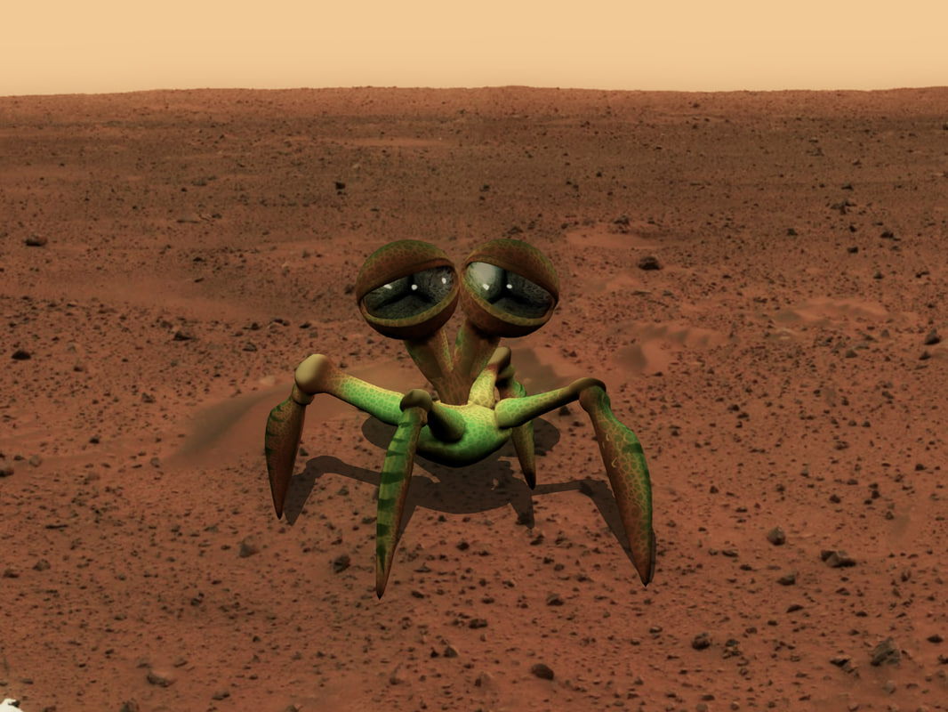 3d model small alien
