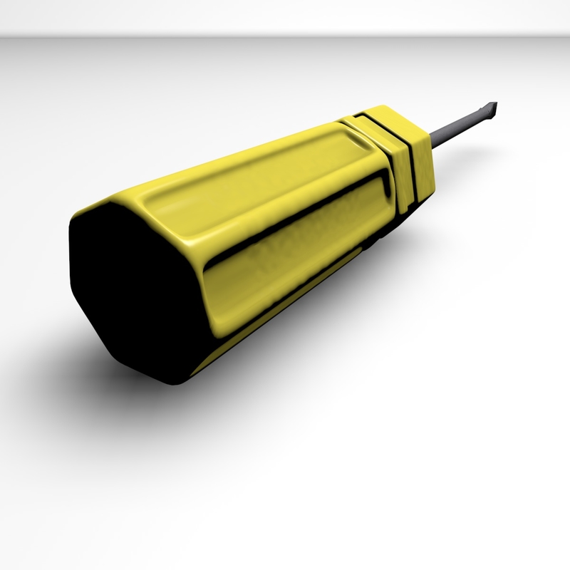 free screwdriver 3d model