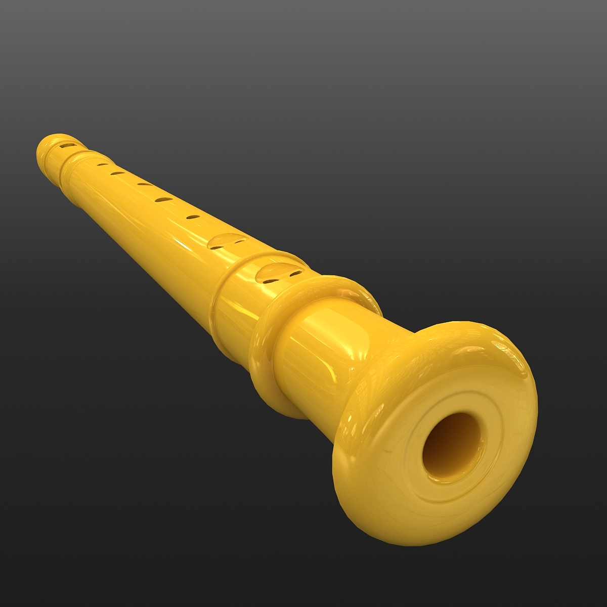 3d model flute
