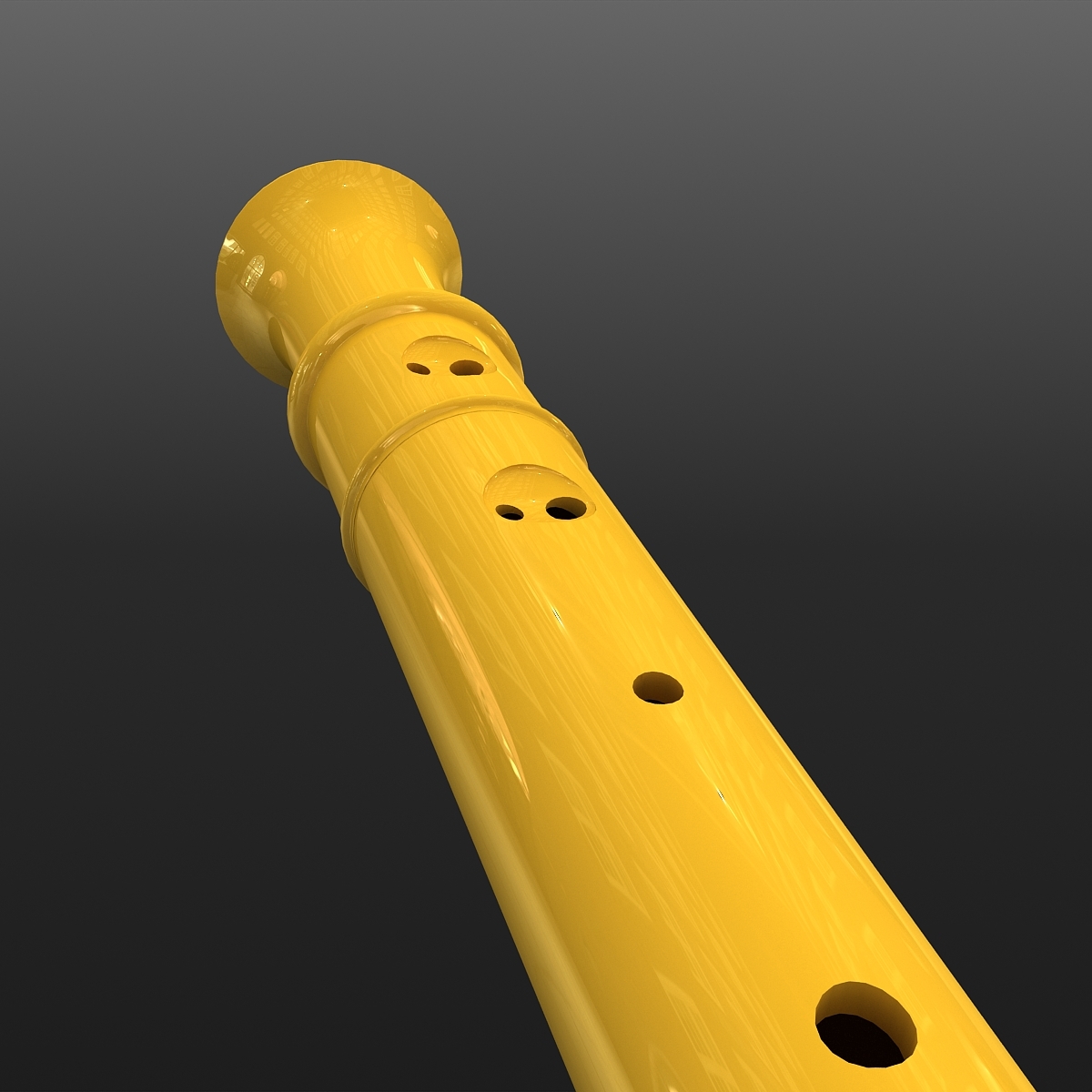 3d model flute