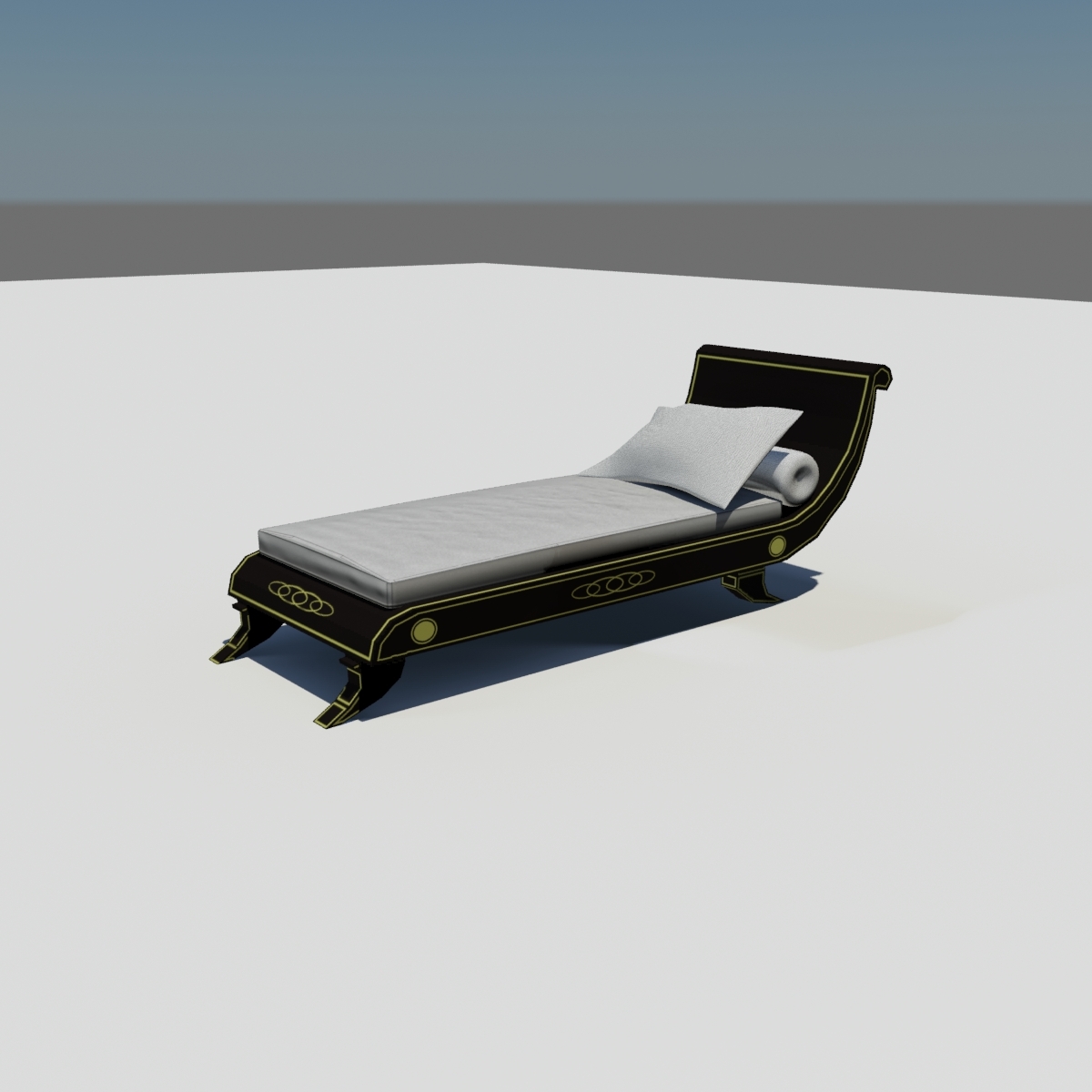 3d kline ancient greek model