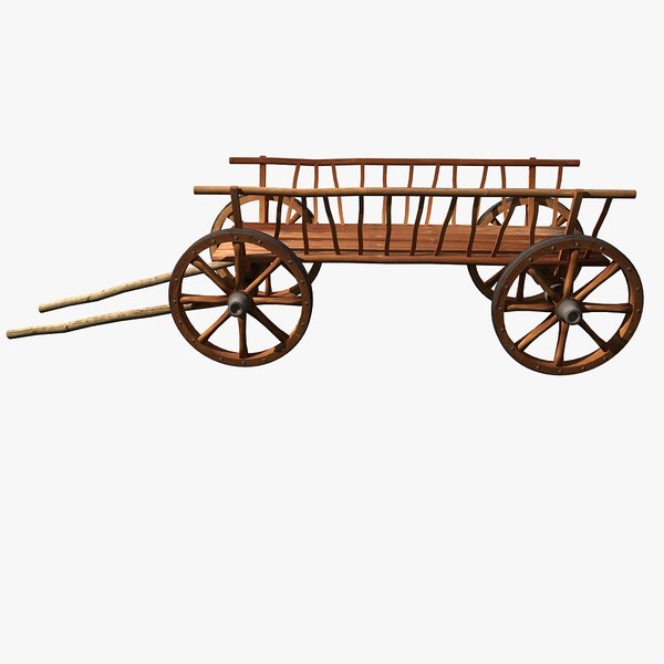 wooden cart