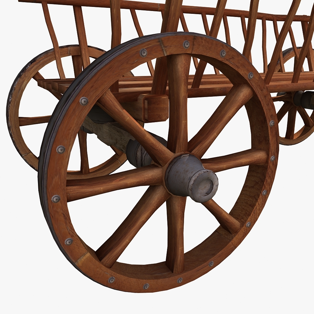wooden cart