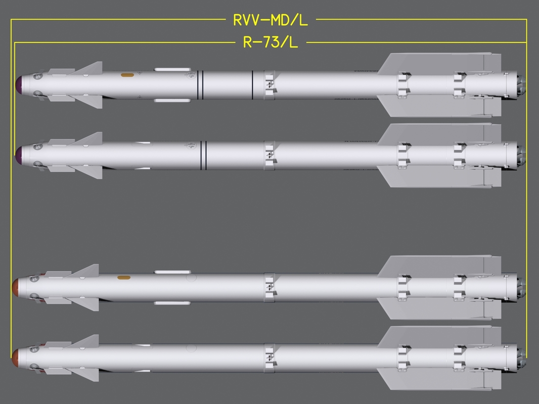 3d r-73 family missiles