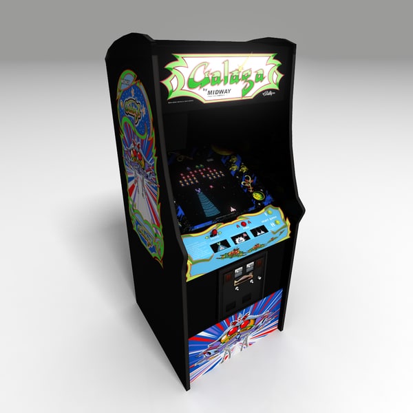 classic arcade 3d obj