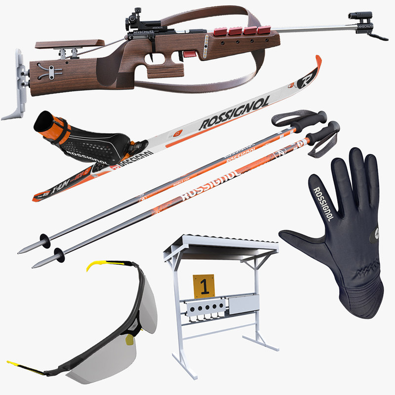 3ds max biathlon equipment