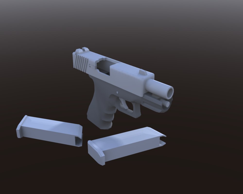modelo 3d Glock - TurboSquid 753084