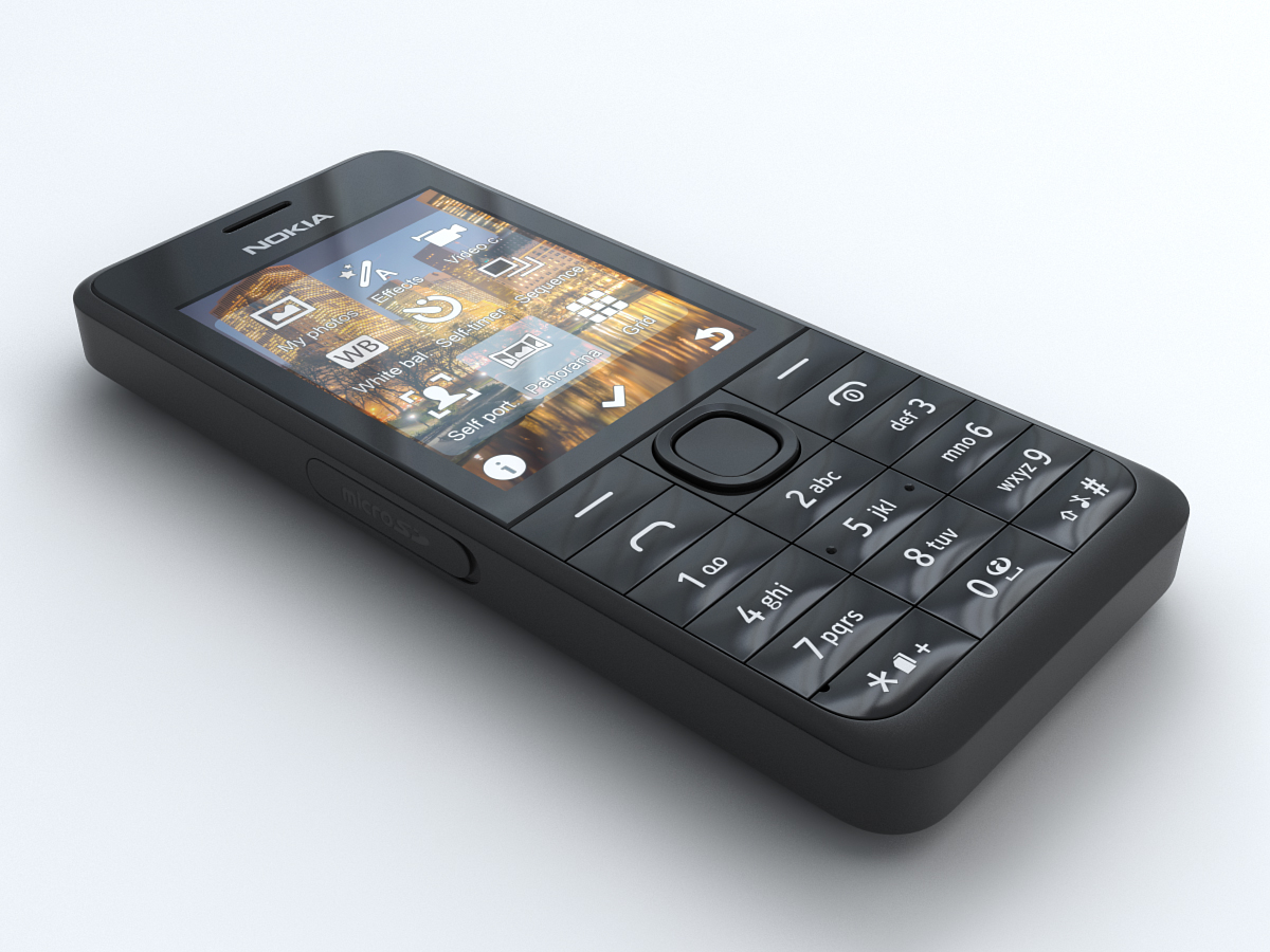 nokia 301 3d model