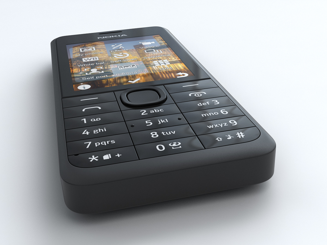 nokia 301 3d model