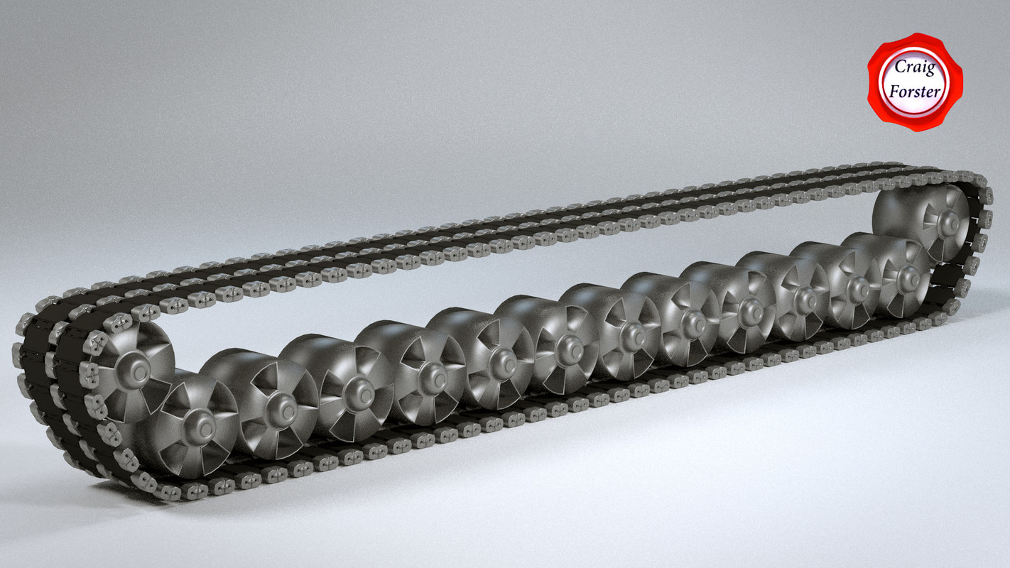tank tracks 3d model