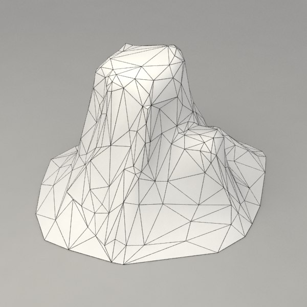 3d set canyon polys model