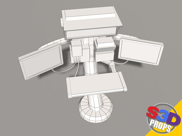 control panel 2 3d model