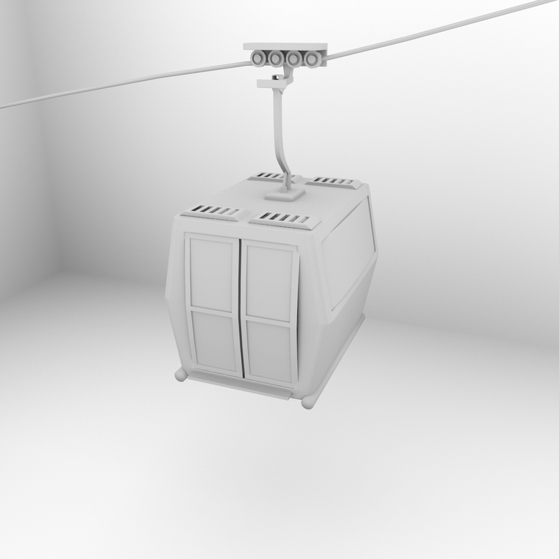 modelo 3d Teleférico - TurboSquid 753254