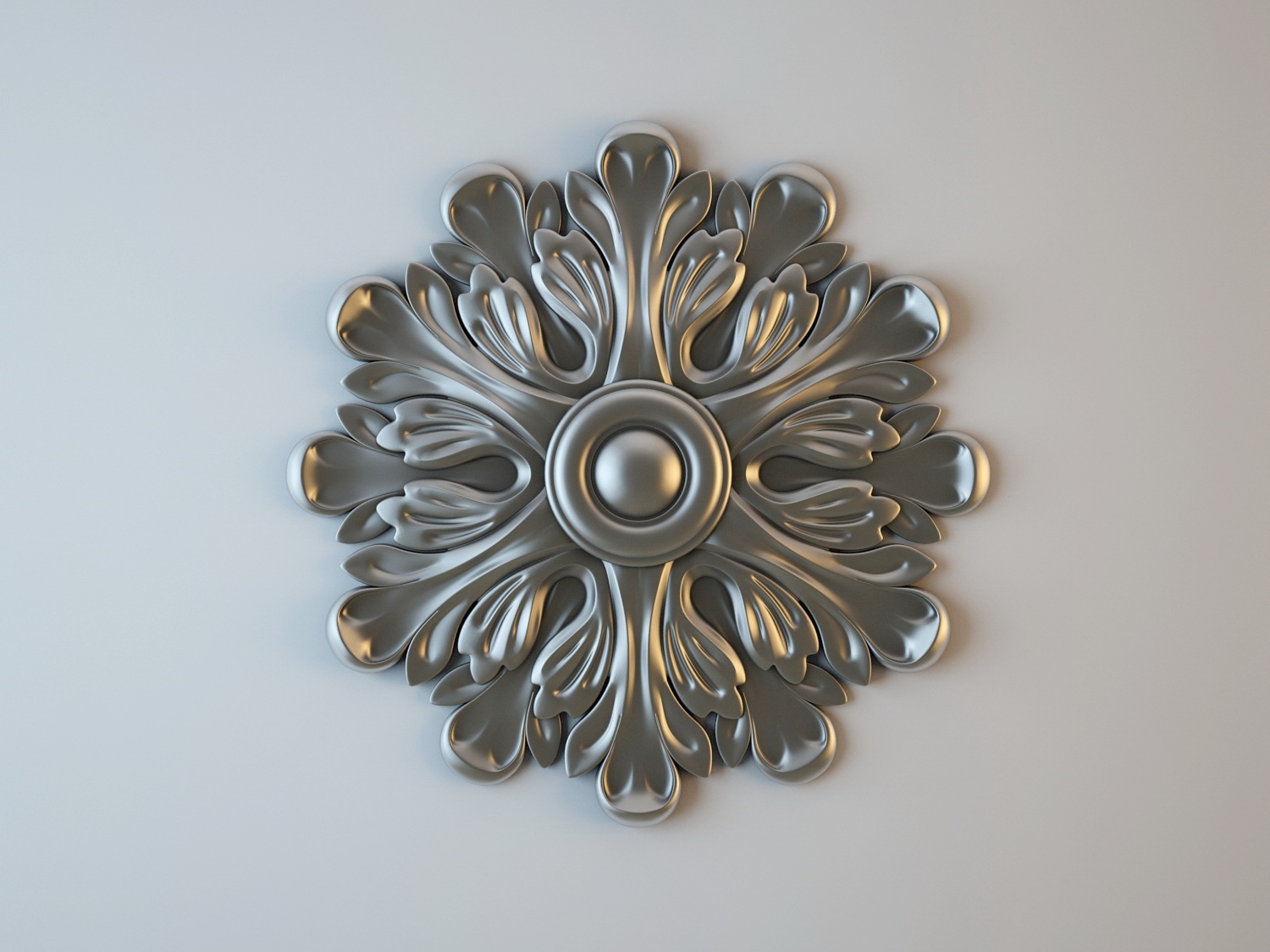 free classic ornament 3d model
