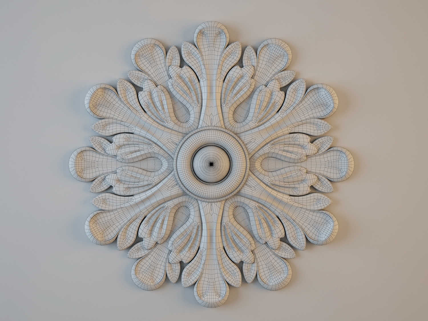 free classic ornament 3d model