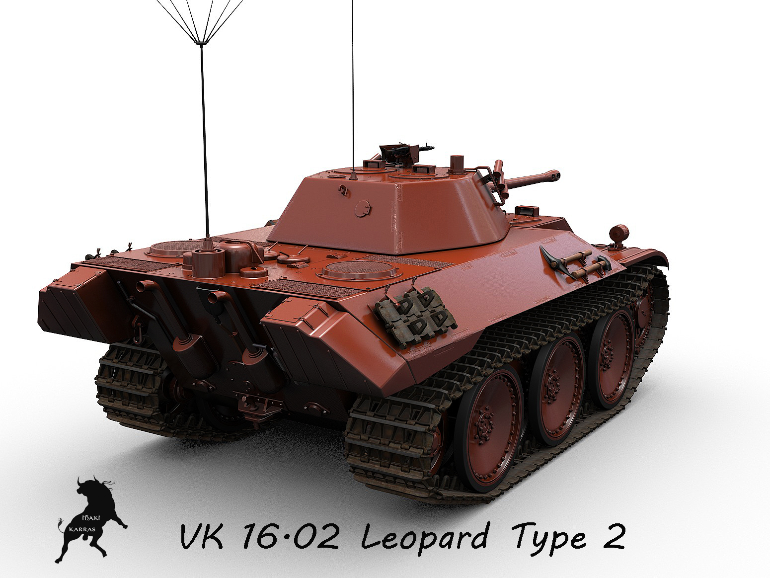 3d leopard vk 16 model