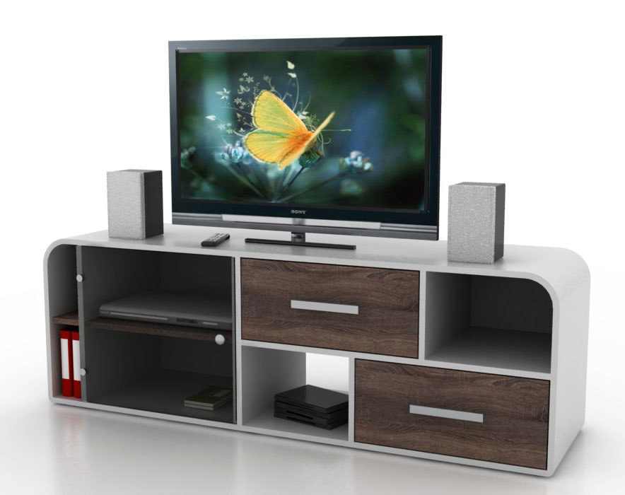 3d 3ds modern designer television cabinet