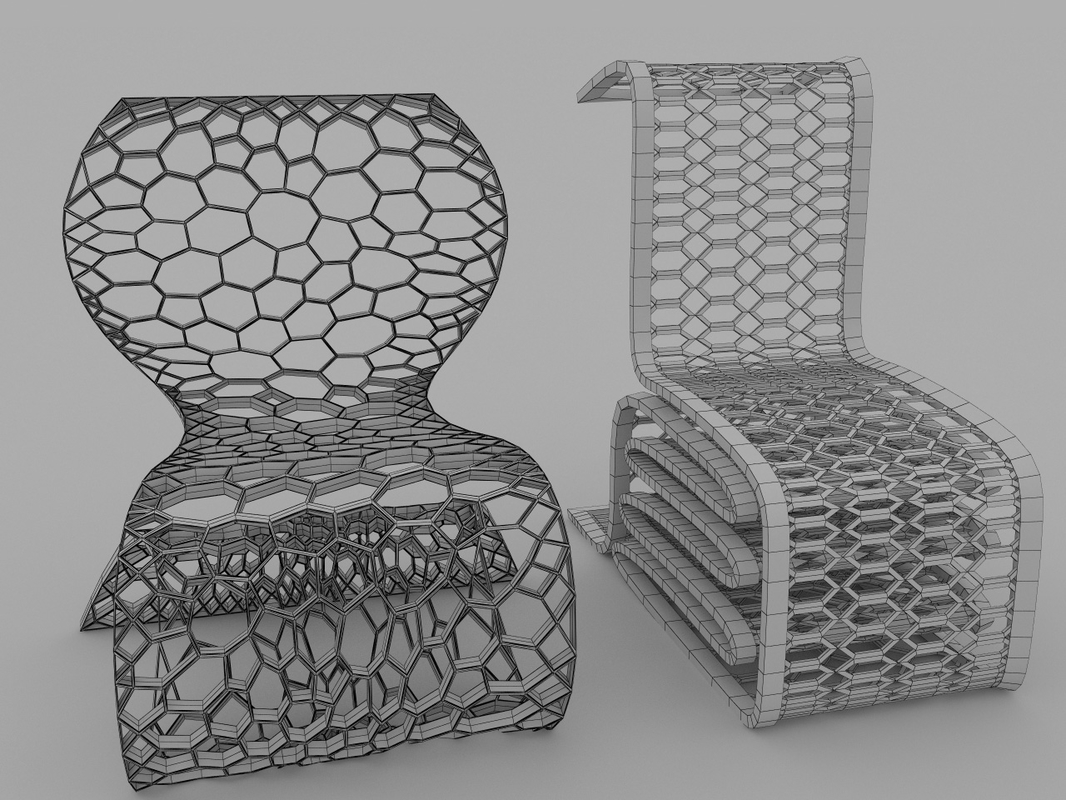 free modern chairs 3d model