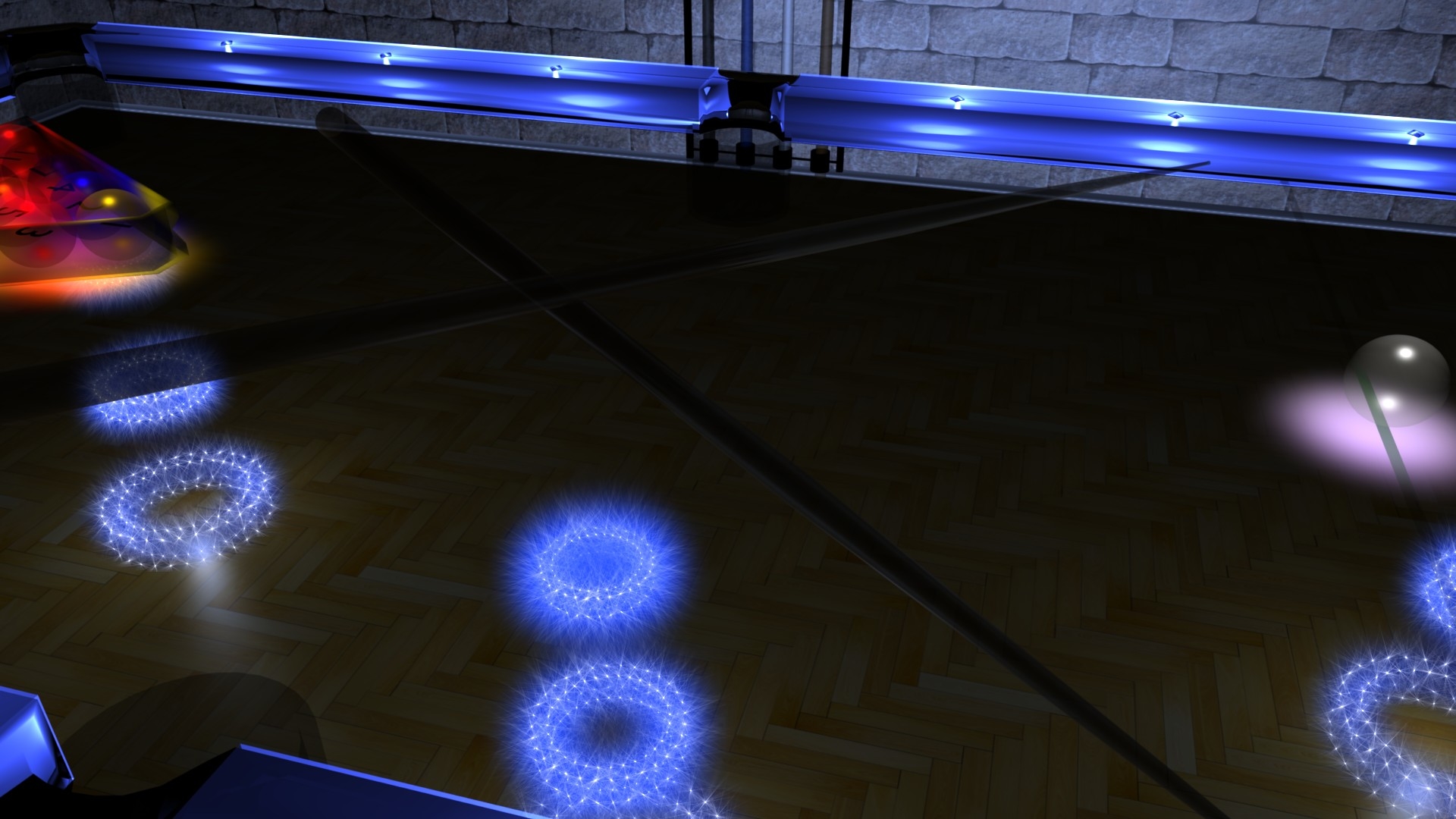 futuristic solar powered pool table 3d model