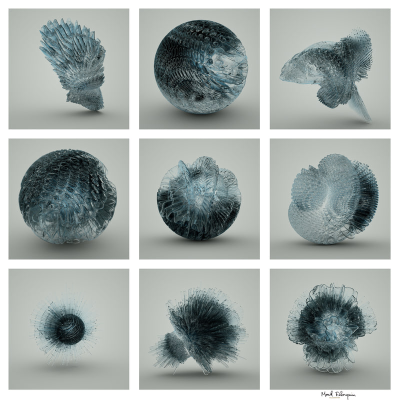 spherical glass 3d model