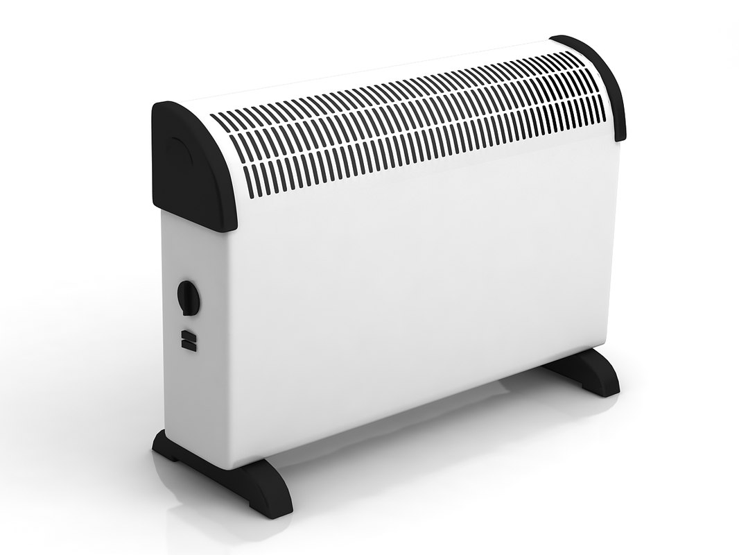 3d electric heater model