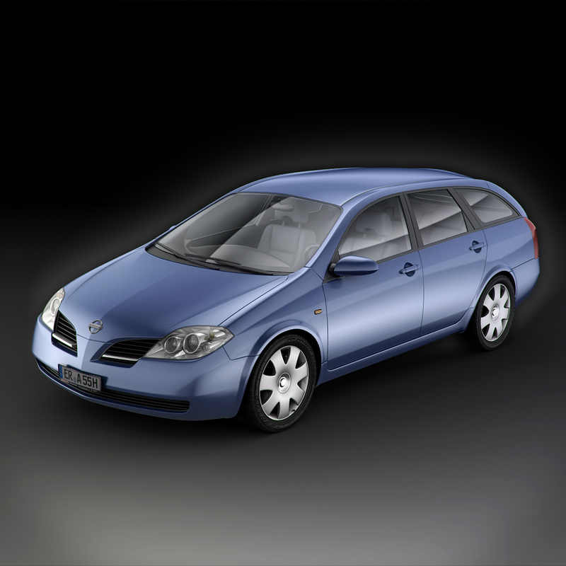 3d 3ds nissan primera p12 wagon