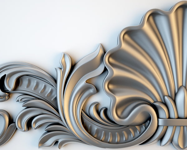 3ds max decor center wall