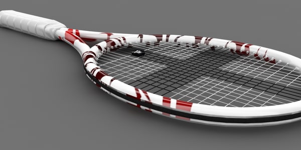 3d model custom tennis racket
