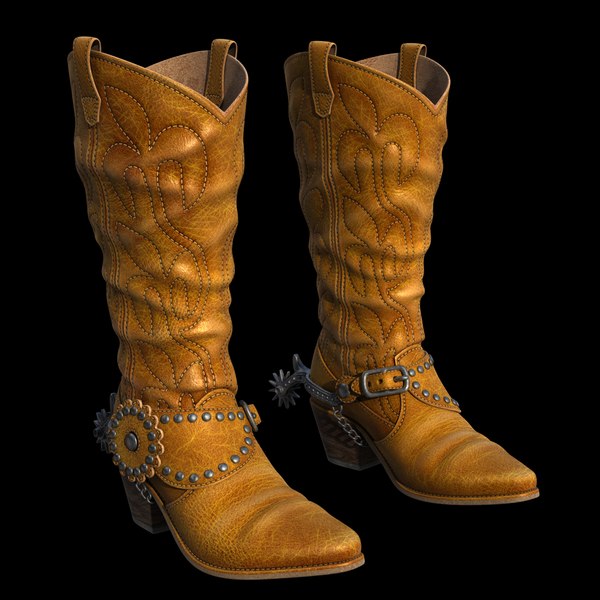 Cowboy Boots 3D Models for Download | TurboSquid