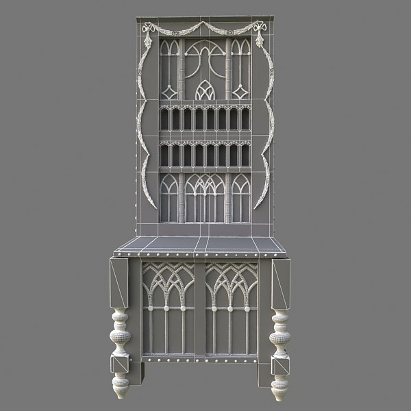 medieval throne 3d model