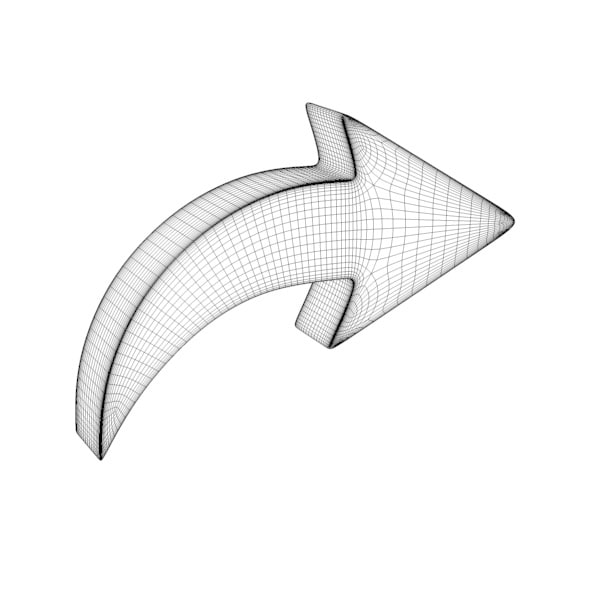 3d arrow 4 model