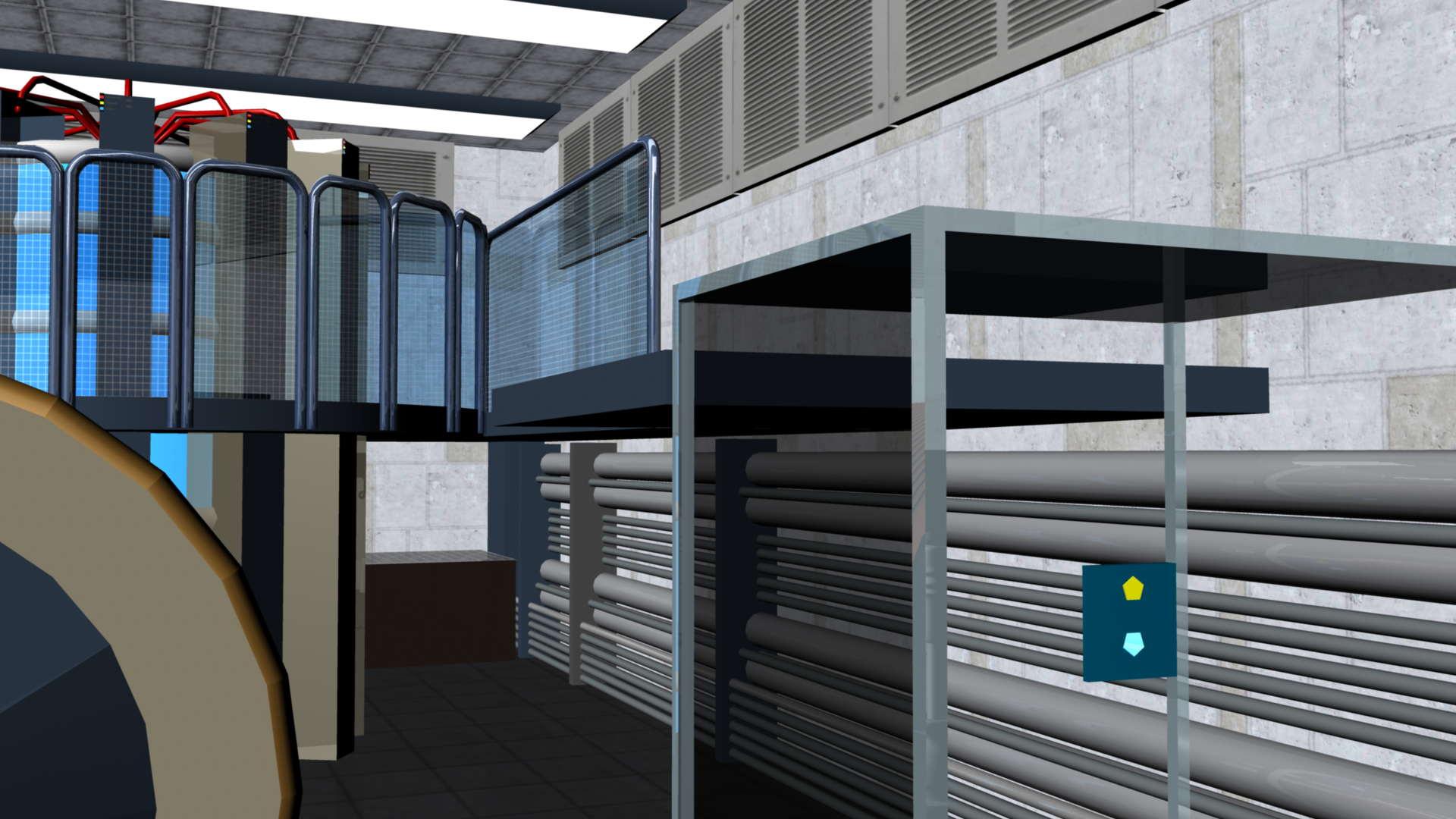 3d model science laboratory