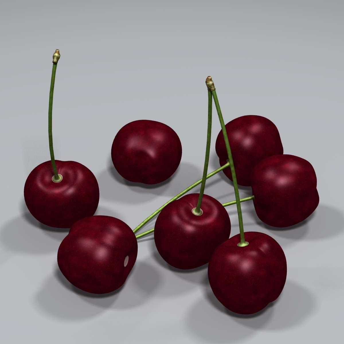 3d model of cherry