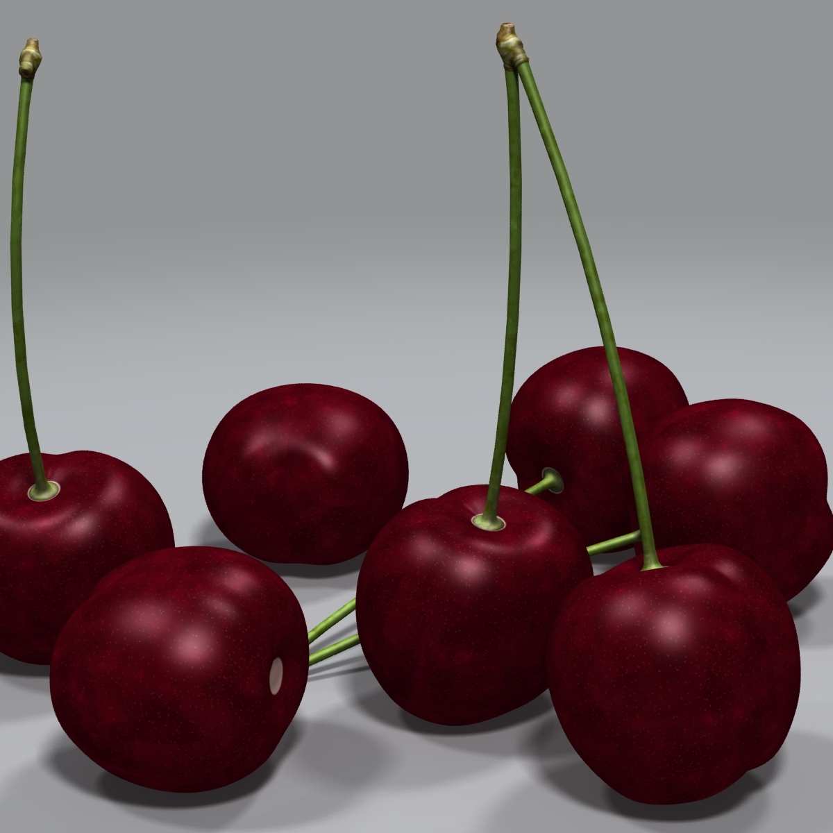 3d model of cherry