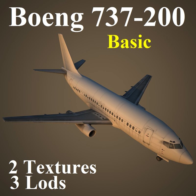 3d 737-200 basic