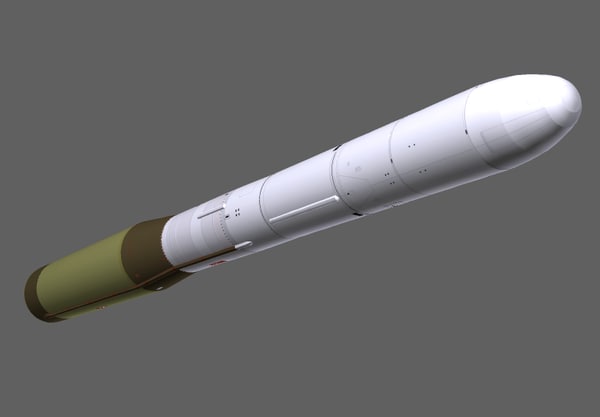 minotaur rockets 3d obj