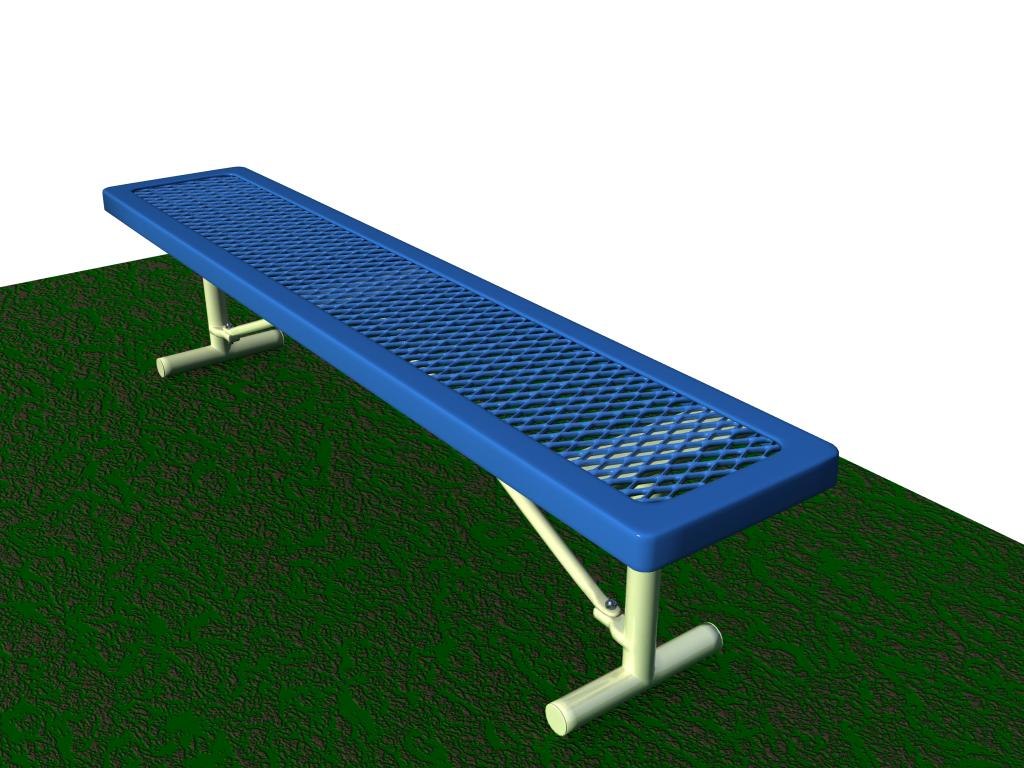 park bench prototype b 3d model