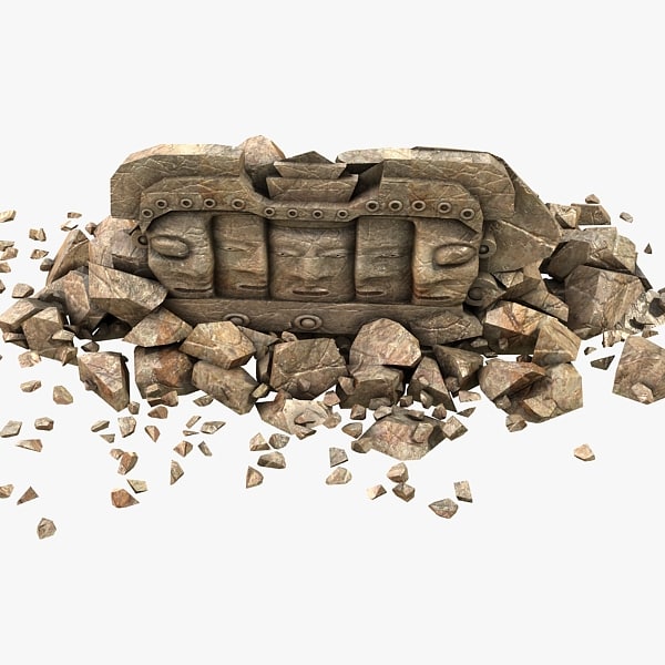 model of stone head v3