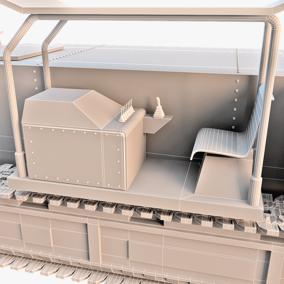 3d max coal mining drill rig