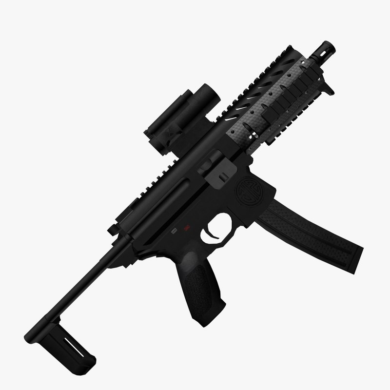 sig sauer mpx 3d model