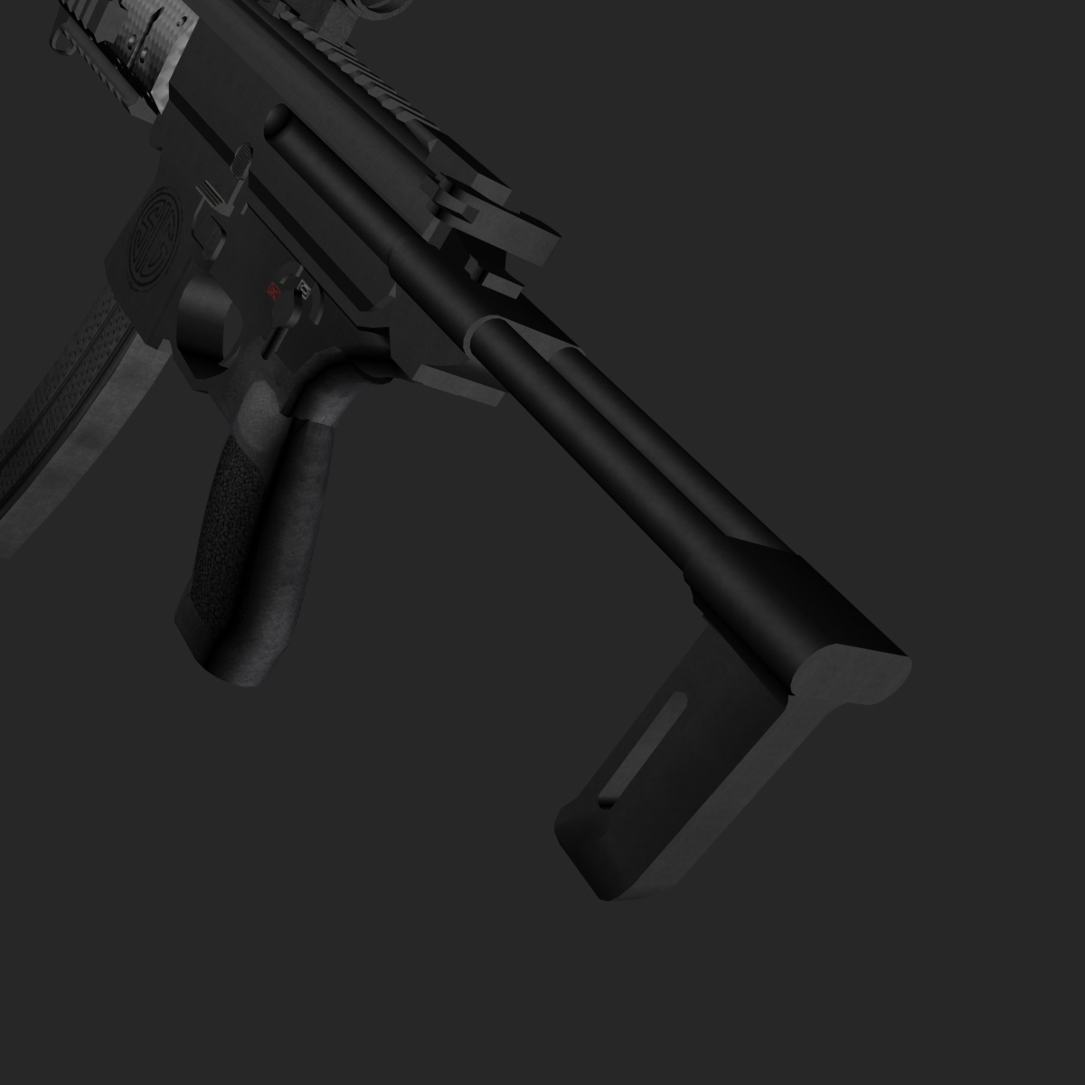 sig sauer mpx 3d model