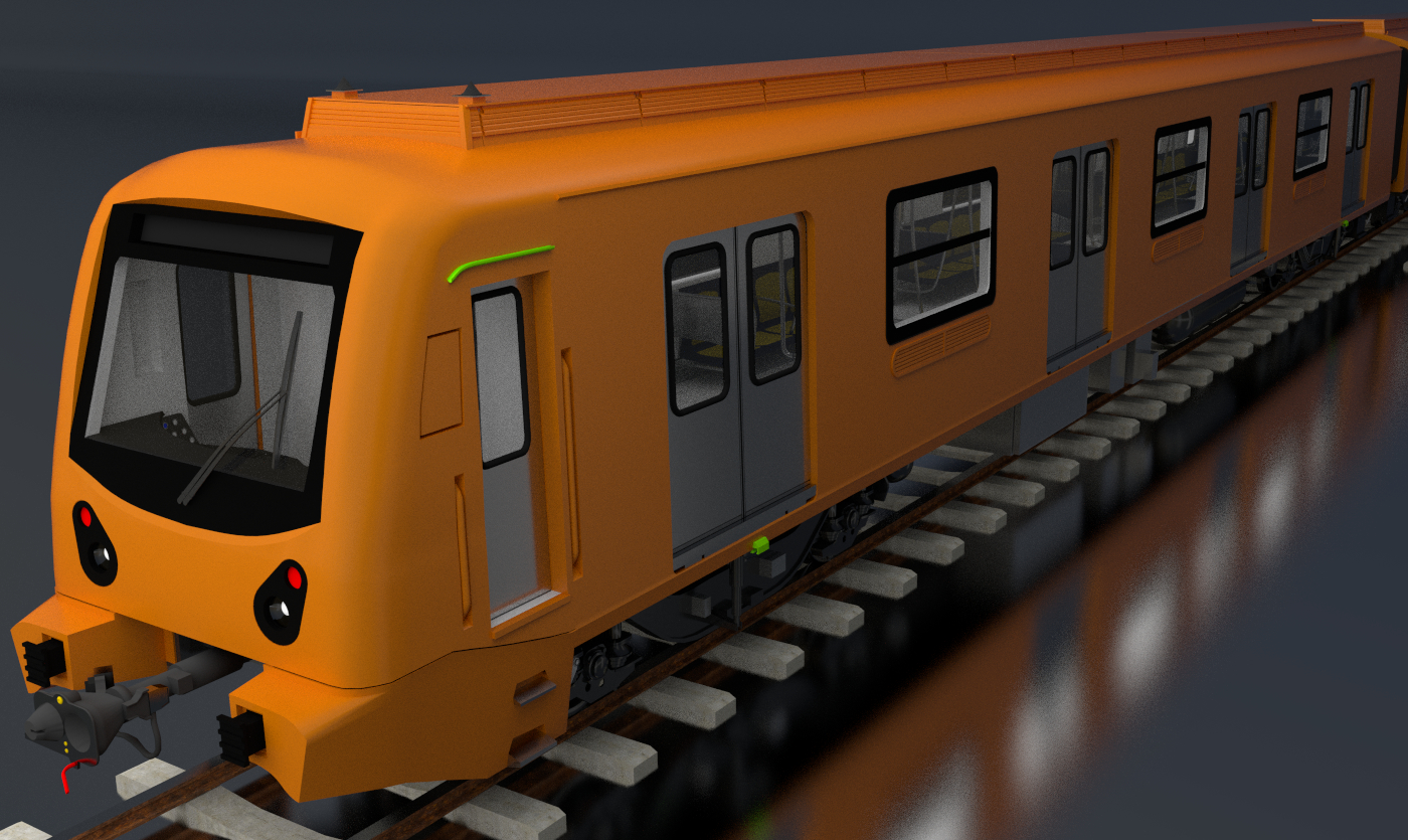 modèle 3D de Métro moderne avec intérieur - TurboSquid 739181